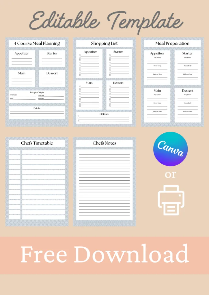 Budget-Friendly 4 Course Meal Menu Ideas - Gathering Glee