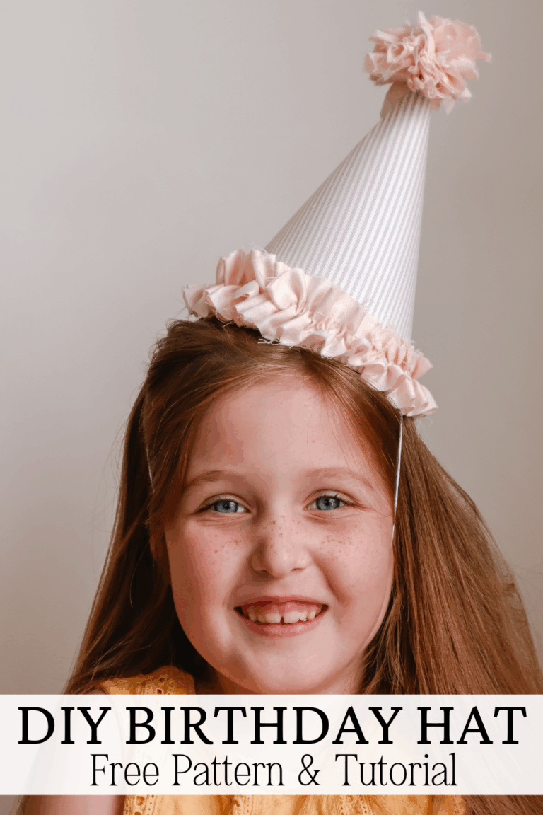 Adorable DIY Birthday Hat: Free Pattern and Tutorial - Gathering Glee