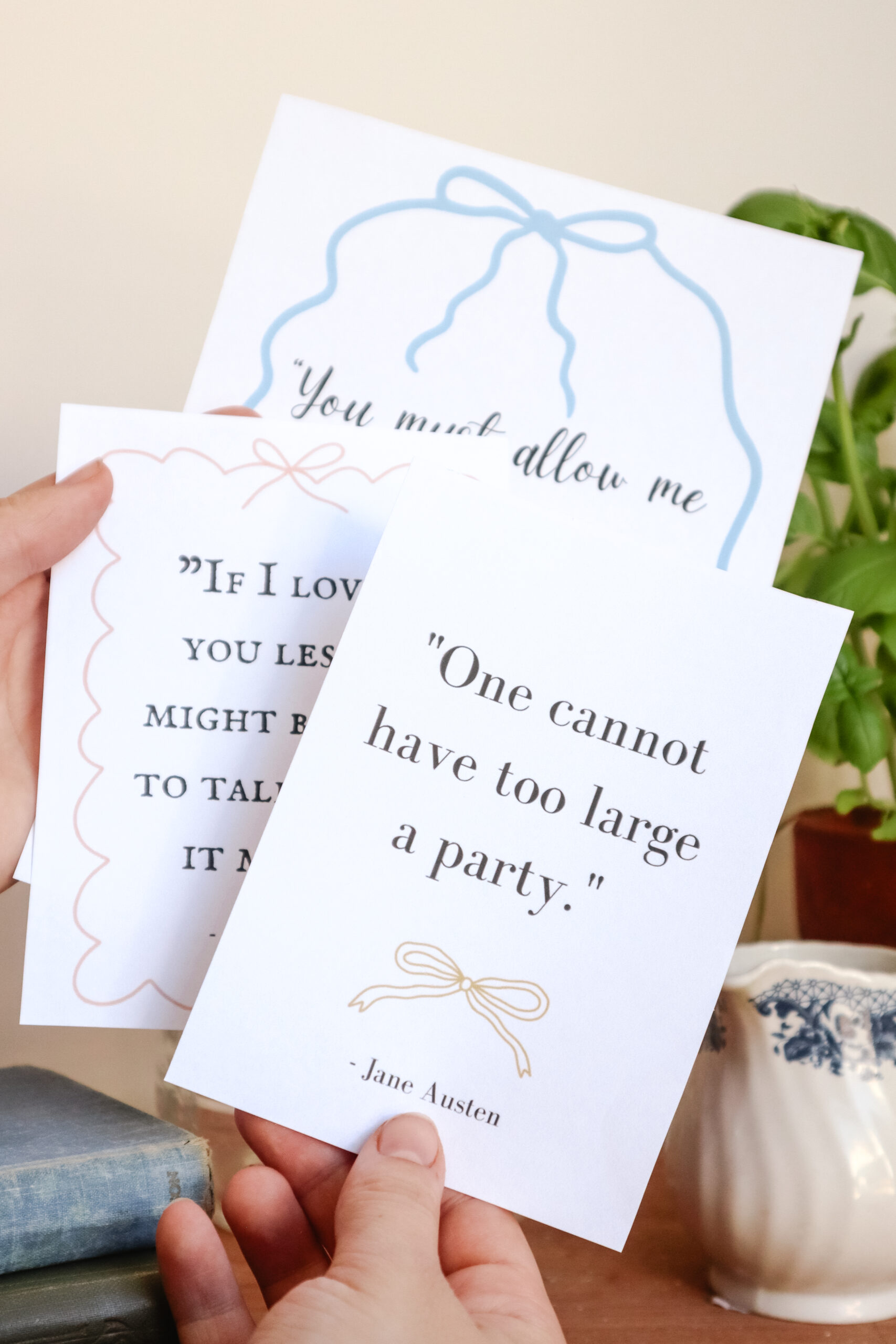 Famous Jane Austen Quotes; Free Printable Decor - Gathering Glee