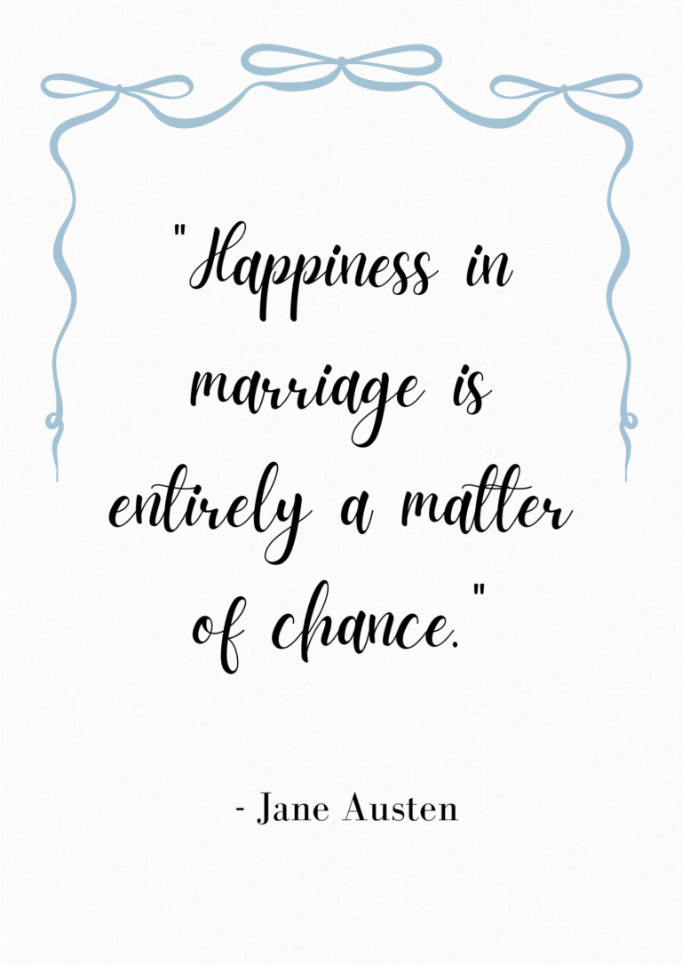 Famous Jane Austen Quotes; Free Printable Decor - Gathering Glee
